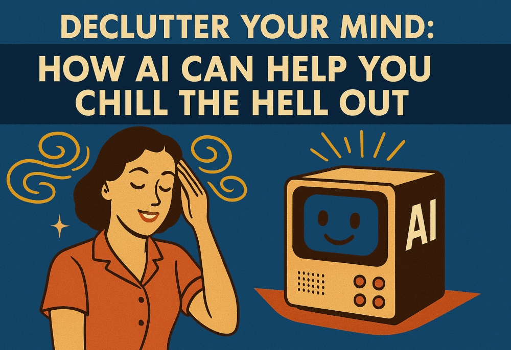 Declutter Your Mind: How AI Can Help You Chill the Hell Out | Serial Progress Seeker