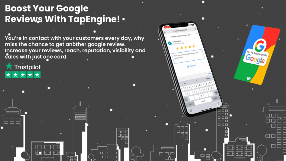 Tap Engine - Google Review NFC Tap Card | Increase your reviews