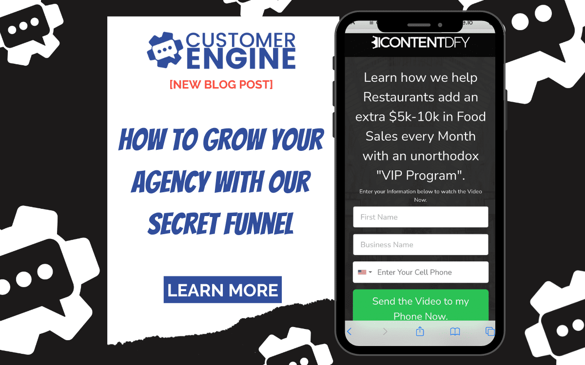 How to grow your agency with our secret funnel | Customer Engine